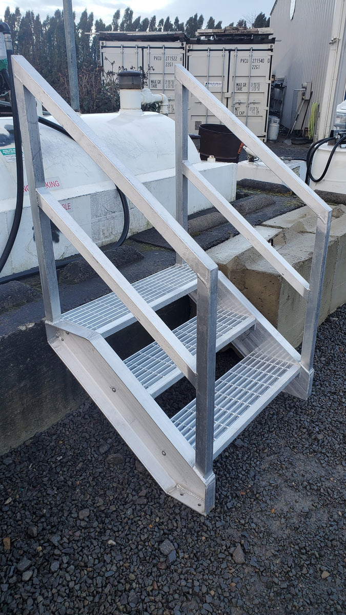 Aluminum Stairs & Ship Ladders 24" – NW Marine Supply