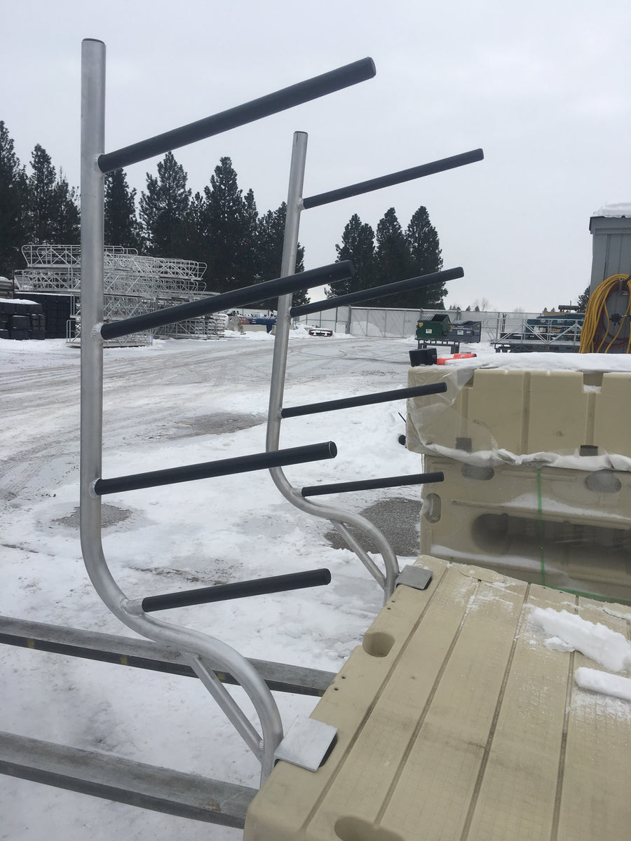 Offset Kayak Paddle Board Rack For EZ Dock (2 place or 4 place) – NW ...